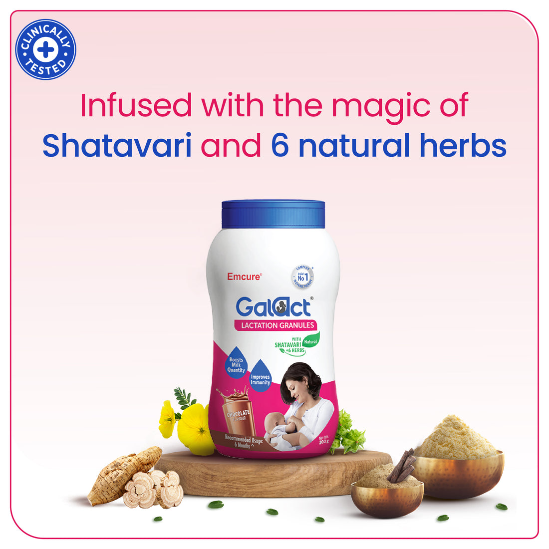 Galact Lactation Granules for Breastfeeding - Galact by Emcure